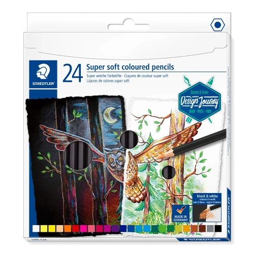 149C C24 Lápis de Cor Staedtler Super Soft Design Journey x24 Cores